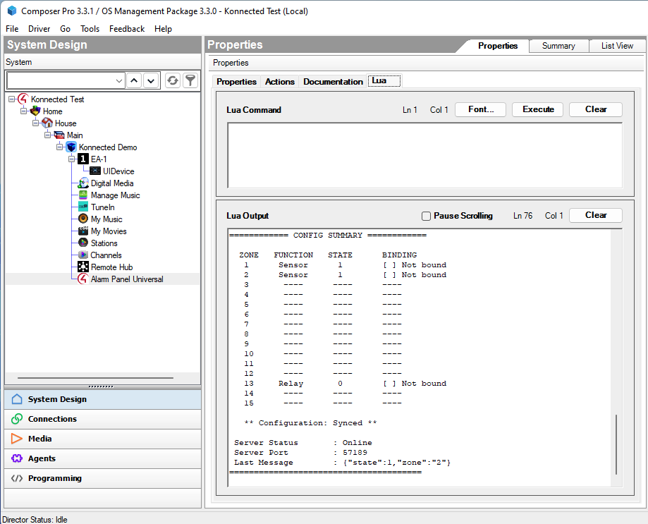 Discover & Setup Konnected Alarm Panels in Control4